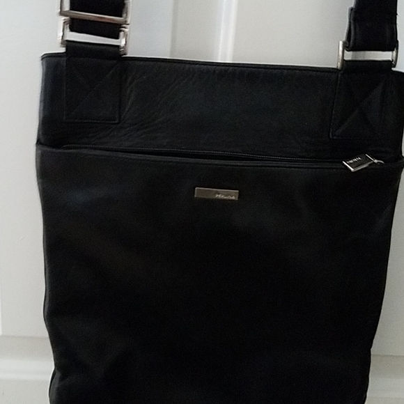 Perlina | Bags | Perlina Black Leather Crossbody Bag | Poshmark